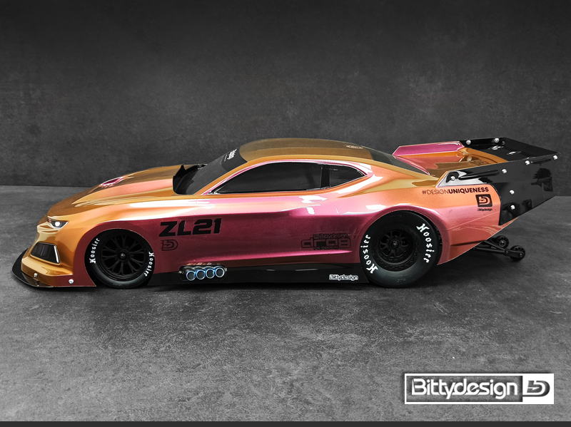 ZL21 1/10 No Prep Drag racing body - RC Car Parts RC Boats
