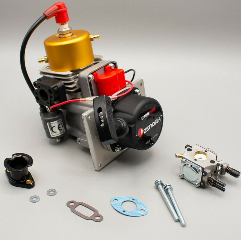 Zenoah G300PUM 3.5+ HP Marine Engine with WT-1048 carburetor. - RC Car ...